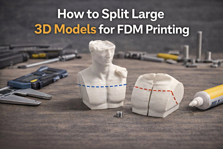 Split Large 3D Models for Printing (Seams & Alignment)