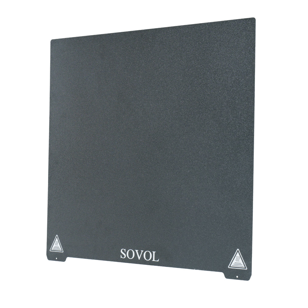 Sovol SV08 MAX 510×520mm Flexible Build Plate – Dual-Sided PEI Powder ...