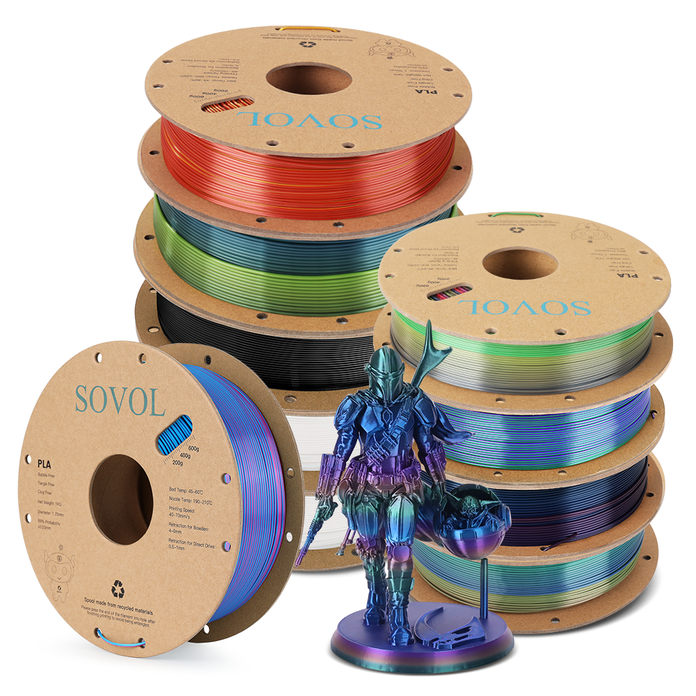 Sovol 10kg PLA Filament Perfect for Most 3D Printers