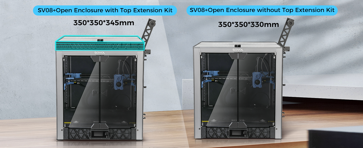 Sovol SV08 3Dd Printer Glass Open Enclosure – SOVOL