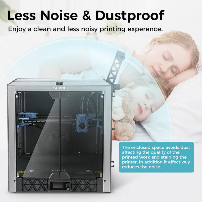 Sovol SV08 3D Printer Glass Open Enclosure