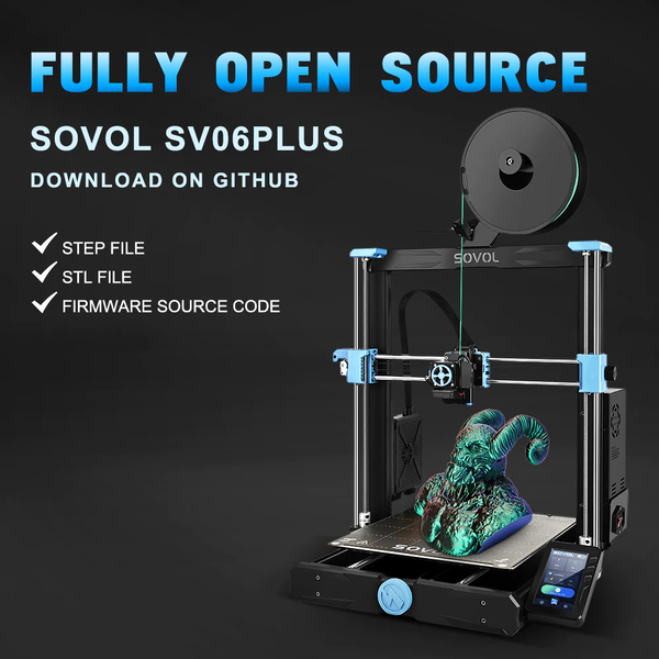 Sovol SV06 Plus Fully Open Source 3D Printer With Linear Rail Structur