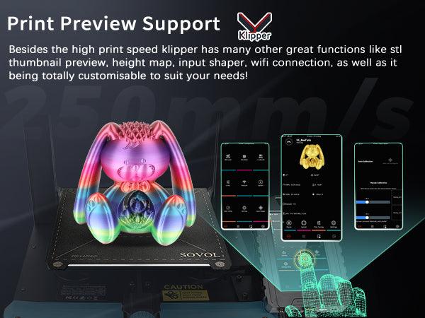 Sovol SV07 Klipper Firmare FDM 3D Printer Wifi 2.4 Connection – SOVOL