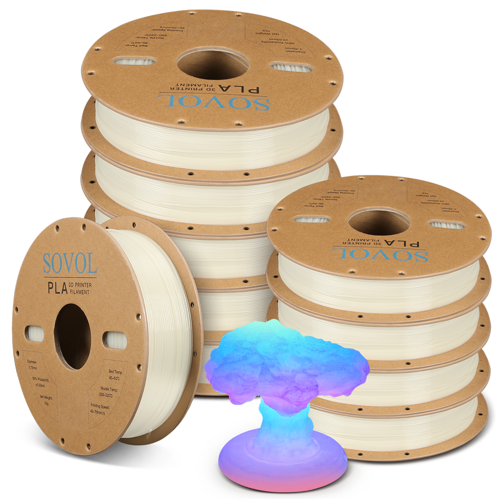 Sovol Glow in dark PLA Filament 10 KG