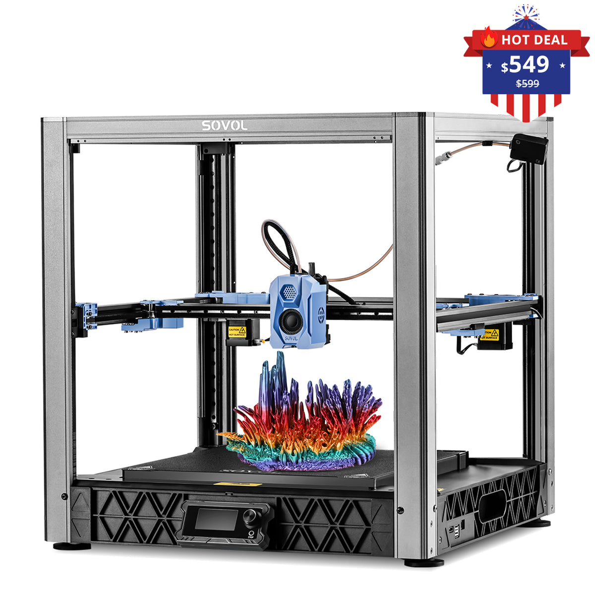 Sovol SV08 3D Printer CoreXY Voron 2.4 Kit 700mm/s Hight Speed