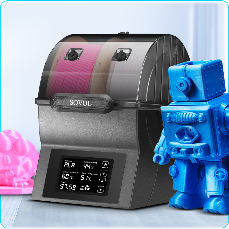 Sovol SH02 Filament Dryer Box Smart Temperature Control Dryer – SOVOL