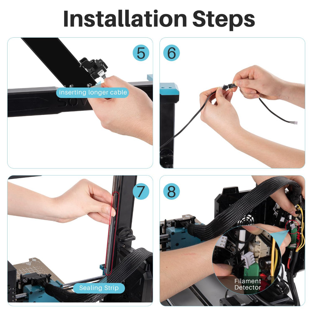 Filament Runout Sensor & Bracket Roller for SV06 3D Printer – SOVOL