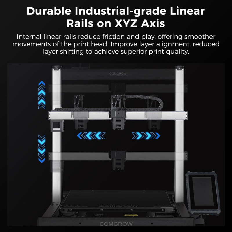 Comgrow T500 Large Volume 3d printer Auto Leveling