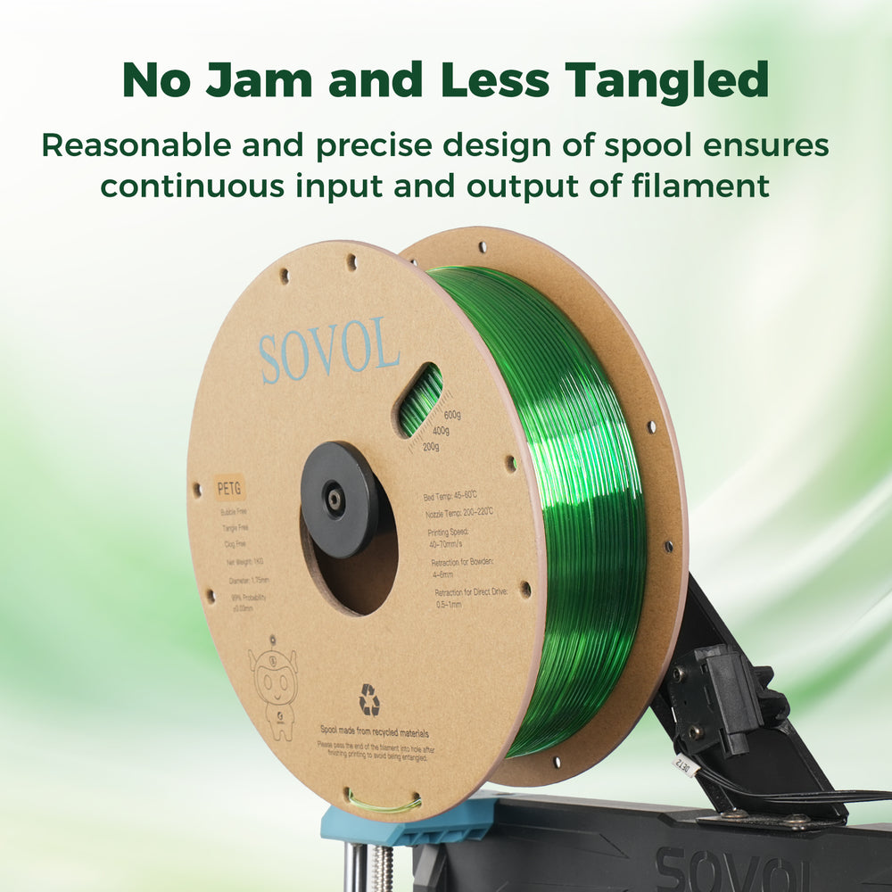 Buy Sovol PETG 3D Printer Filament 6KG Free shipping