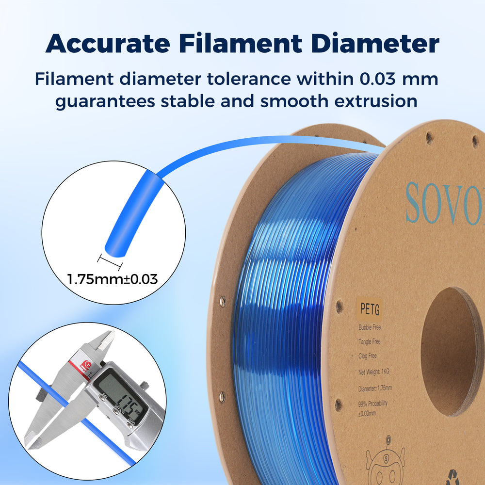Buy Sovol PETG 3D Printer Filament 6KG Free shipping
