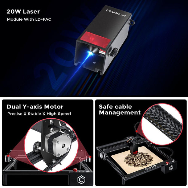 Sovol Comgrow Z1 PRO 20W Desktop Laser Engraver and Cutter – SOVOL