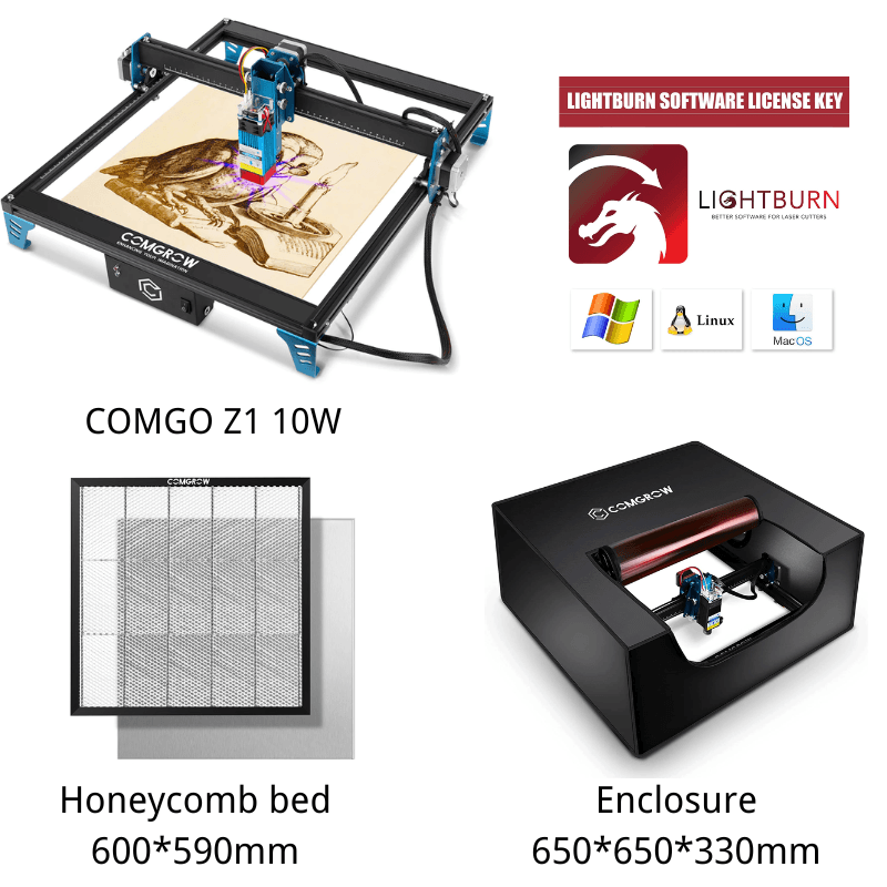 Comgrow Sovol Z1 10W Desktop Laser Engraver and Cutter – SOVOL