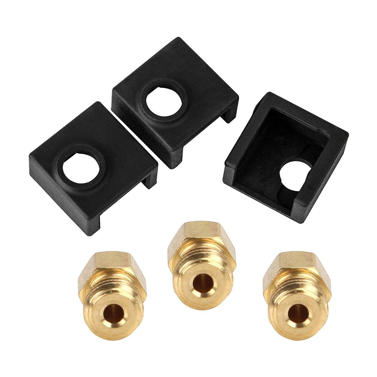 Sovol MK8 Brass Nozzle with Heat Block Silicone Cover Kit